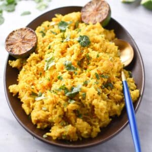 Yellow Turmeric Rice ~ An Interesting Spin On Indian Rice