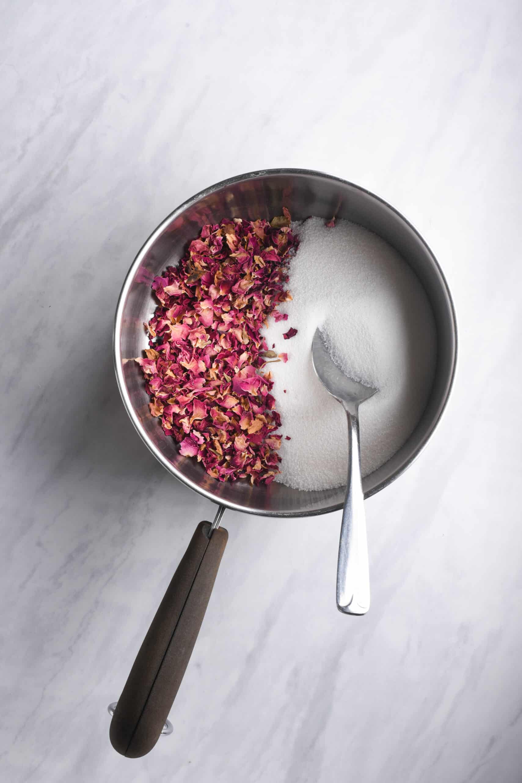 Rose Syrup With Dried Rose Petals Or Buds | Willamette Transplant